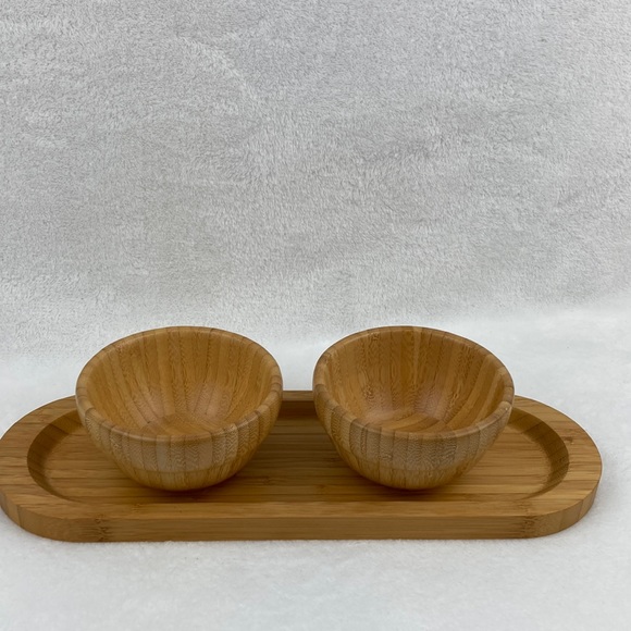 The Pampered Chef | Kitchen | The Pampered Chef Bamboo Snack Tray Bowl ...